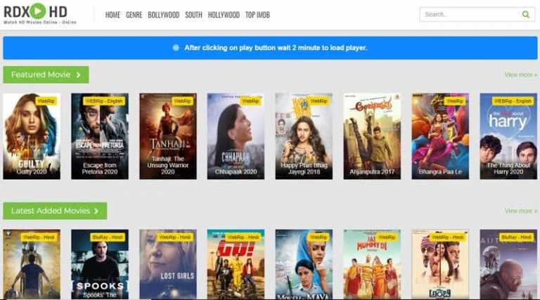 RdxHD Movies 2020: Download Hollywood & Bollywood RdxHD.Com Movies ...