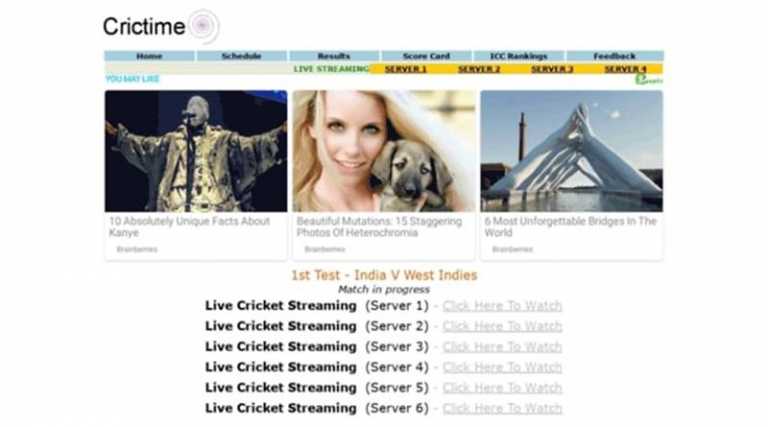 Crictime Live Cricket Streaming - Live IPL T20 Match Updates 2020 ...